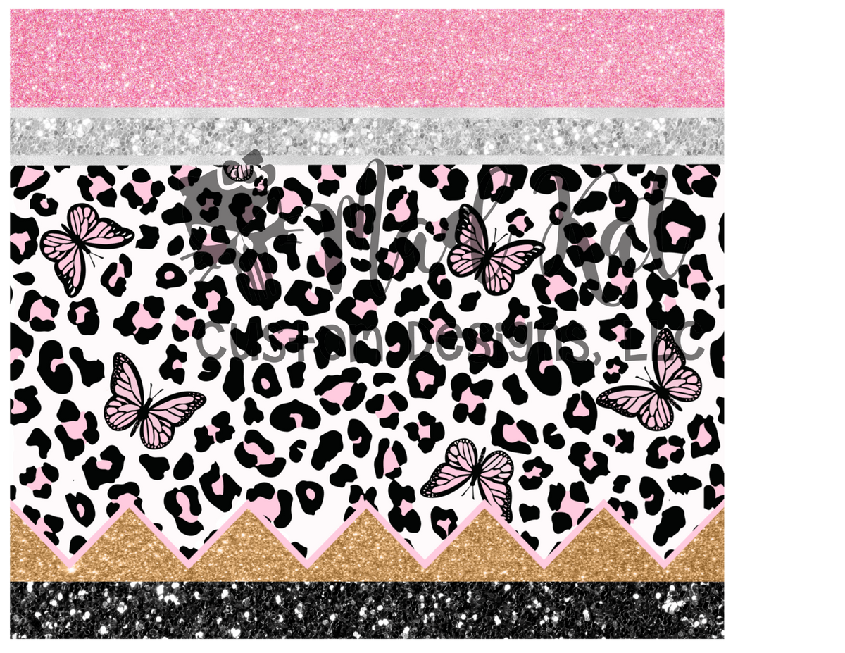 Pink Leopard Pencil Tumbler Print – Mad Kat Custom Designs, LLC