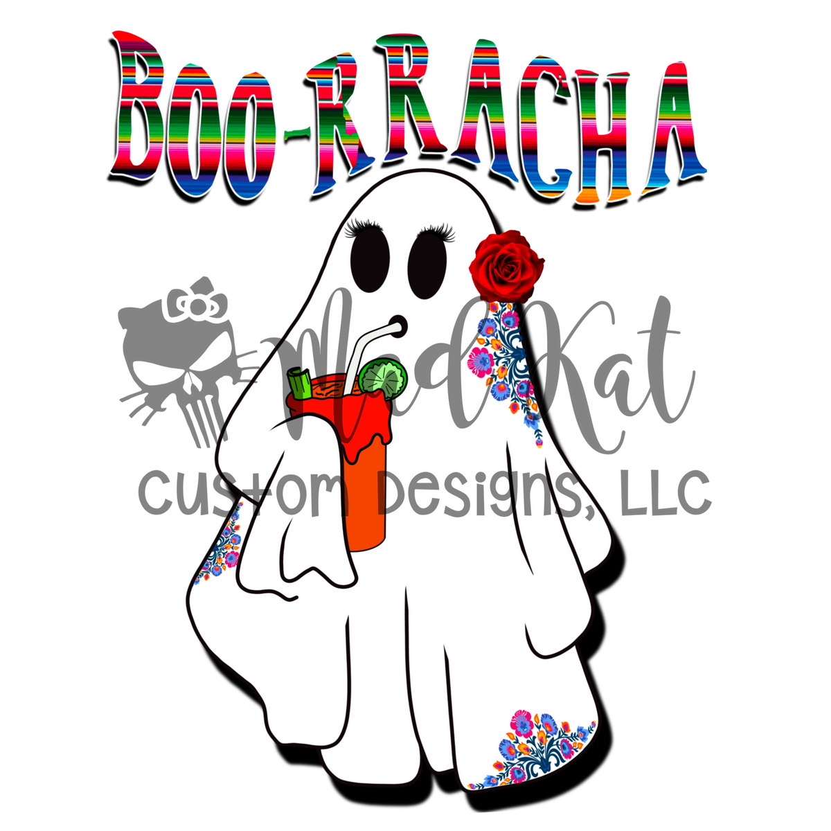 Boo RRacha HTV transfer – Mad Kat Custom Designs, LLC