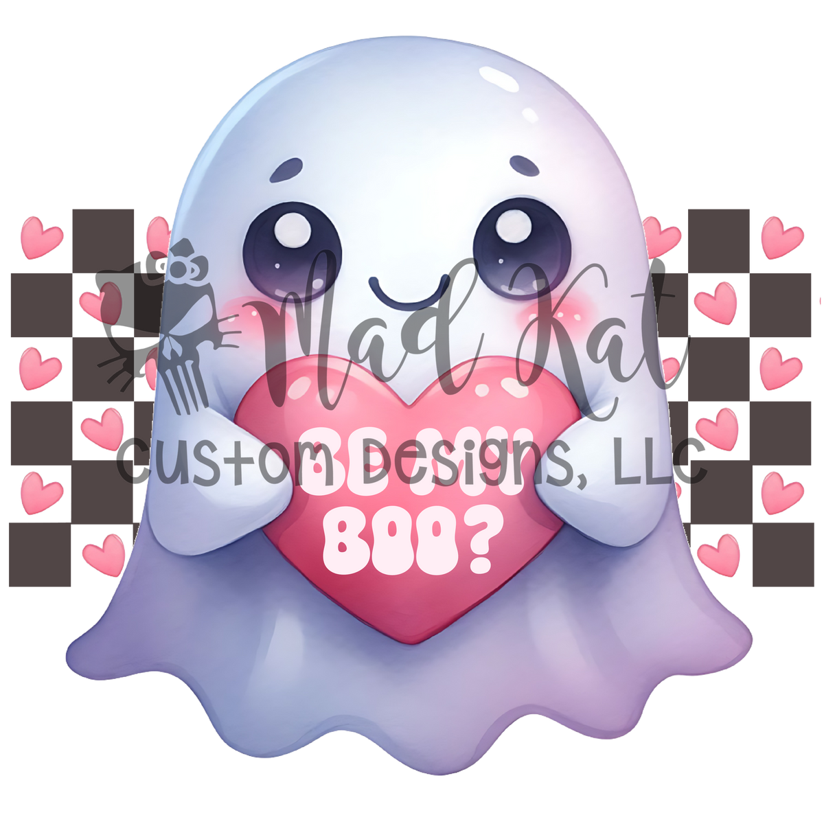 Be My Boo HTV transfer – Mad Kat Custom Designs, LLC
