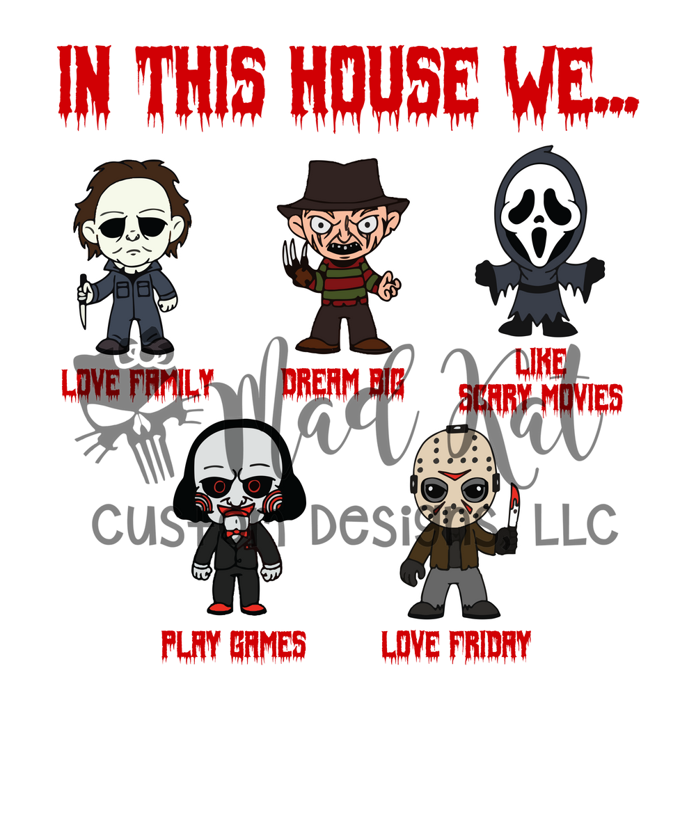 InThis House HTV transfer – Mad Kat Custom Designs, LLC