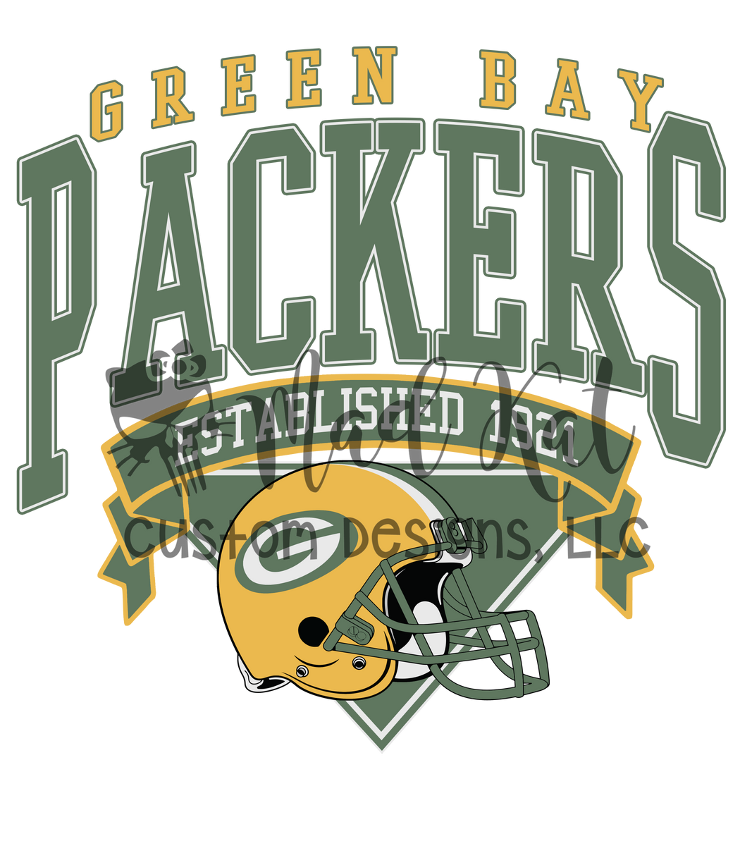 Packers Sublimation Transfer – Mad Kat Custom Designs, LLC