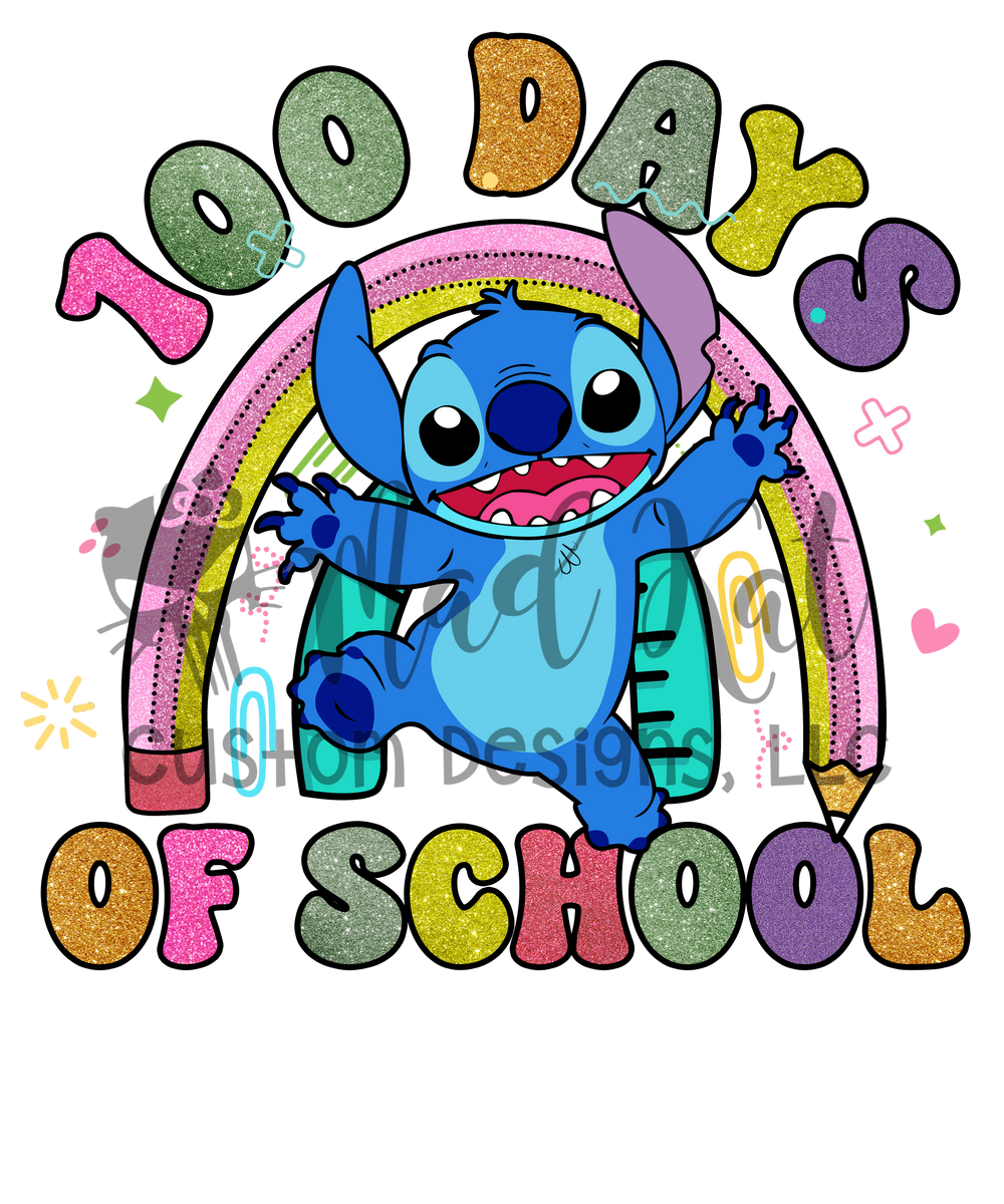 100 Days Alien HTV Transfer – Mad Kat Custom Designs, LLC