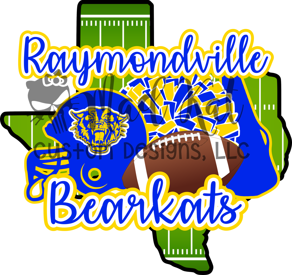 Bearkats Texas Sublimation Transfer – Mad Kat Custom Designs, LLC