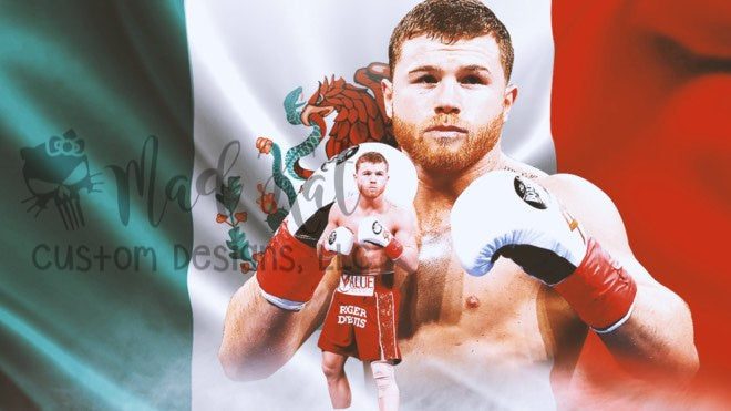 Canelo Flag Sublimation Transfer – Mad Kat Custom Designs, LLC