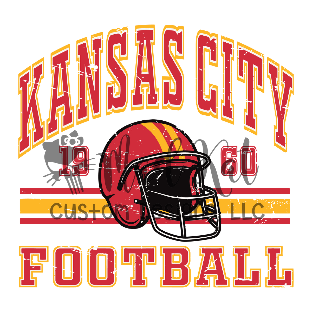 Chiefs HTV transfer – Mad Kat Custom Designs, LLC