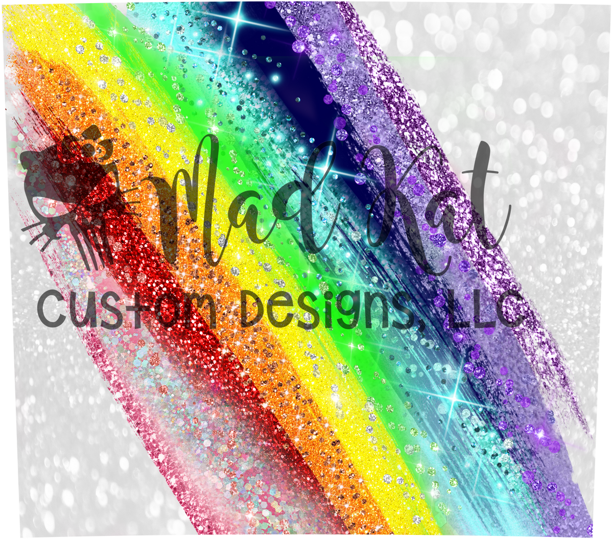 Rainbow Milky Way Tumbler Print – Mad Kat Custom Designs, LLC