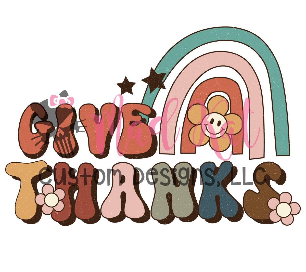 5 Thanksgiving HTV transfer – Mad Kat Custom Designs, LLC