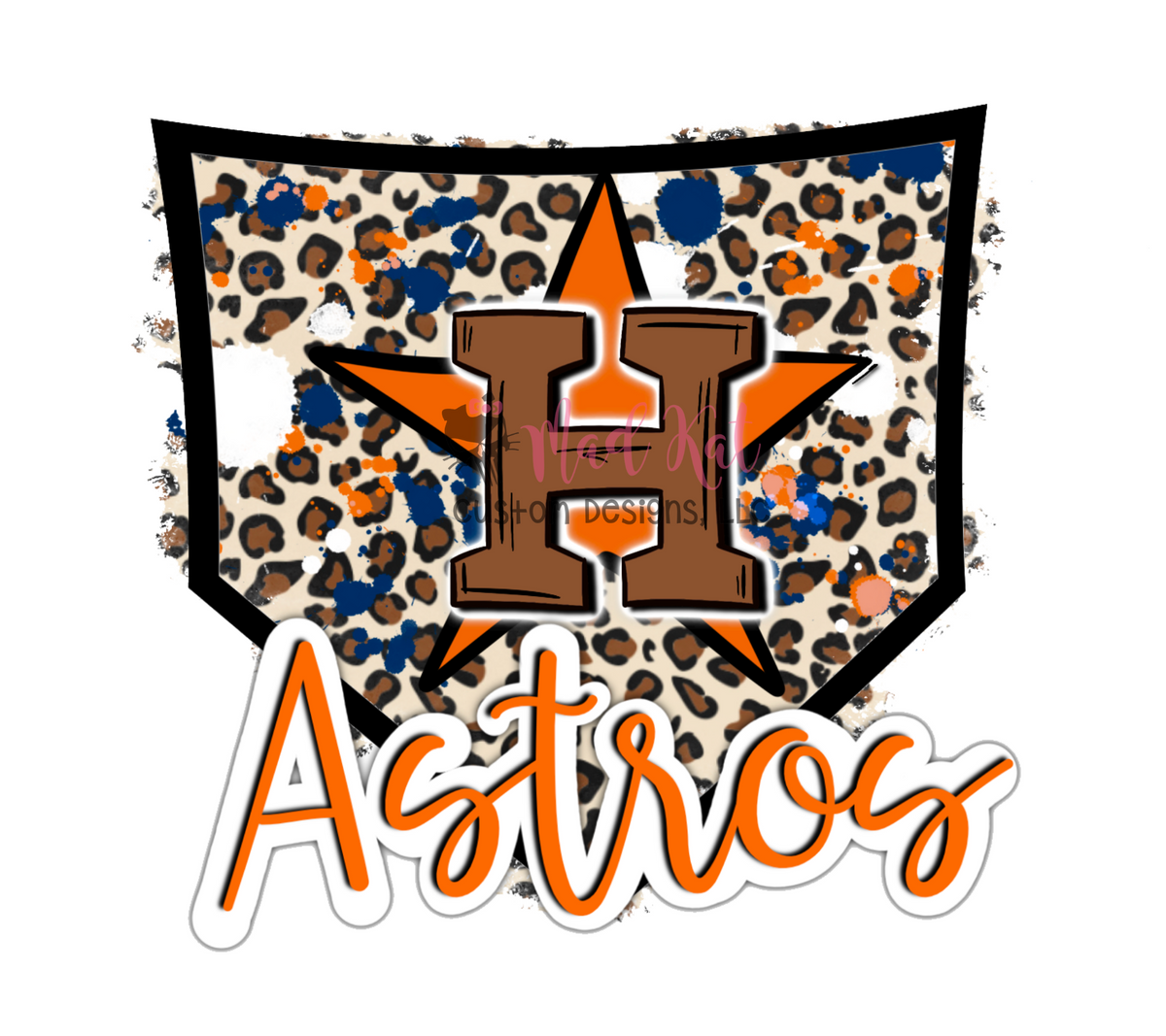 Astros 1 Sublimation Transfer – Mad Kat Custom Designs, LLC