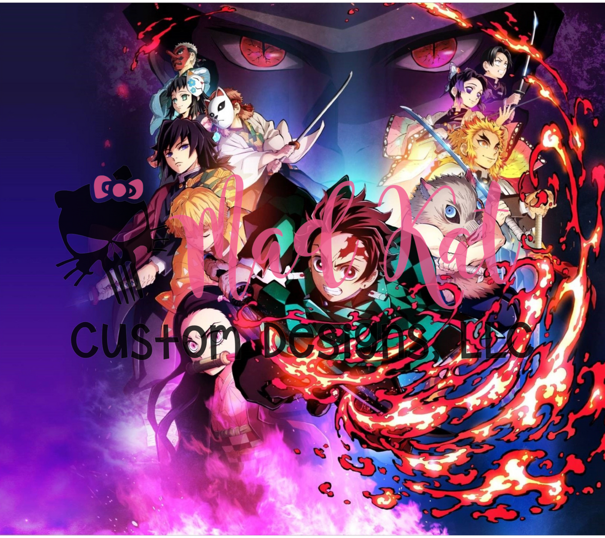 Demon Slayer 3 Sublimation Tumbler Print – Mad Kat Custom Designs, LLC