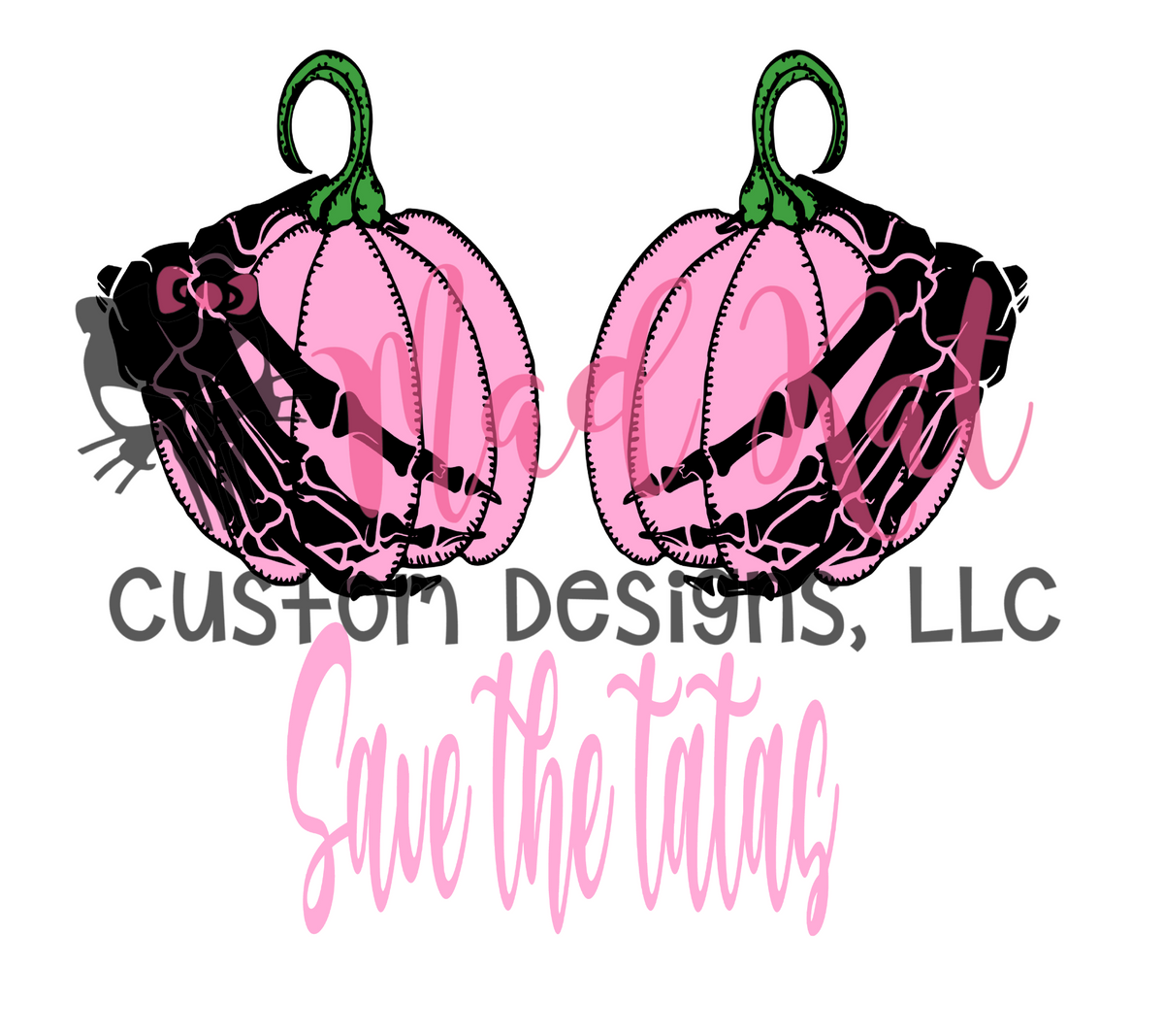 Save The Tatas Sublimation Transfer – Mad Kat Custom Designs, LLC