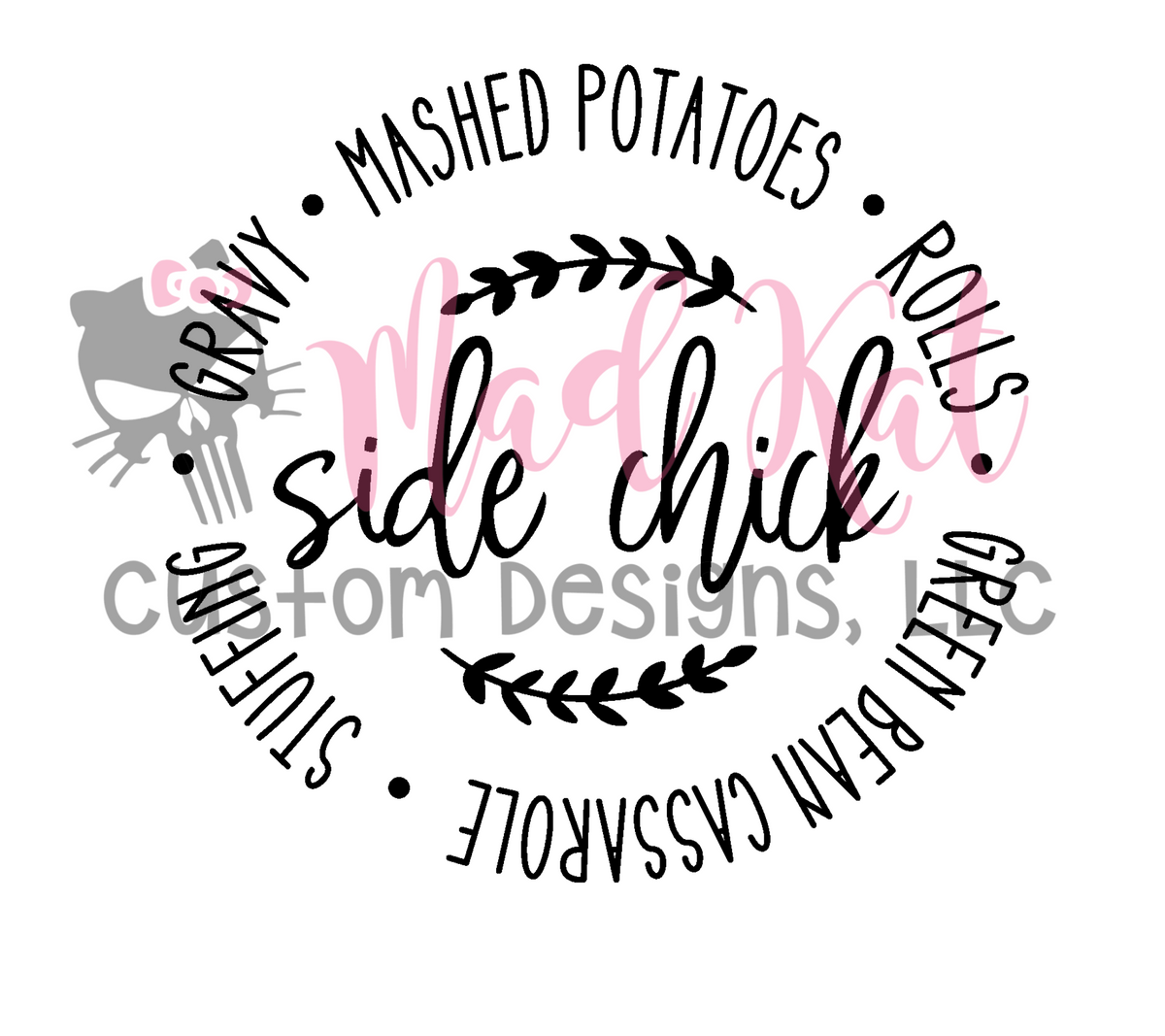 Thanksgiving 31 HTV transfer – Mad Kat Custom Designs, LLC