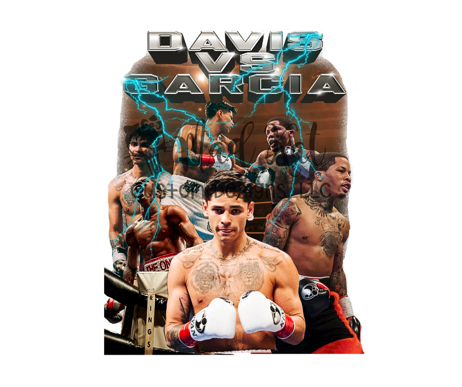 Garcia Davis HTV transfer – Mad Kat Custom Designs, LLC