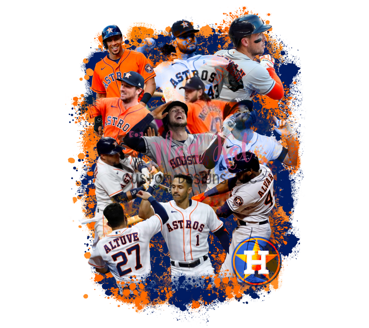 Astros 15 Sublimation Transfer – Mad Kat Custom Designs, LLC