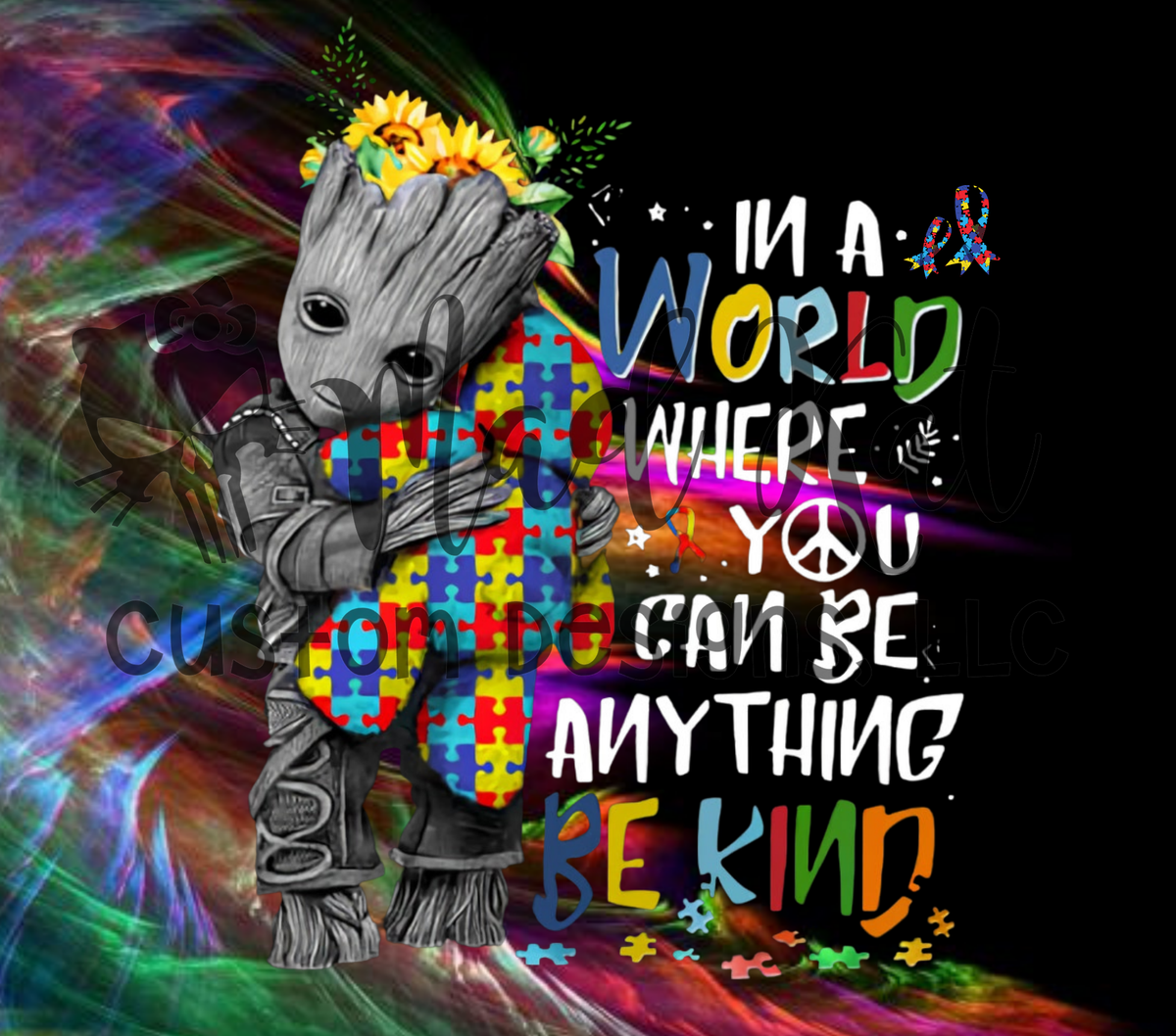 Autism groot Tumbler Print – Mad Kat Custom Designs, LLC