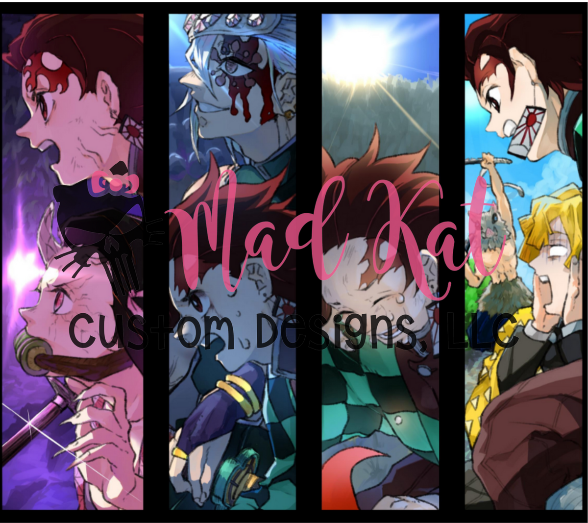 Demon Slayer 5 Sublimation Tumbler Print – Mad Kat Custom Designs, LLC