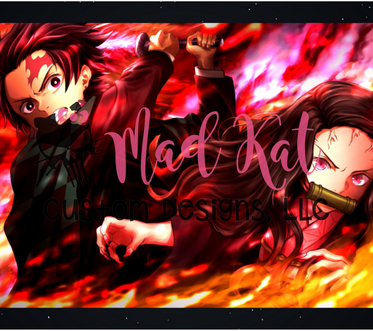 Demon Slayer 6 Sublimation Tumbler Print – Mad Kat Custom Designs, LLC