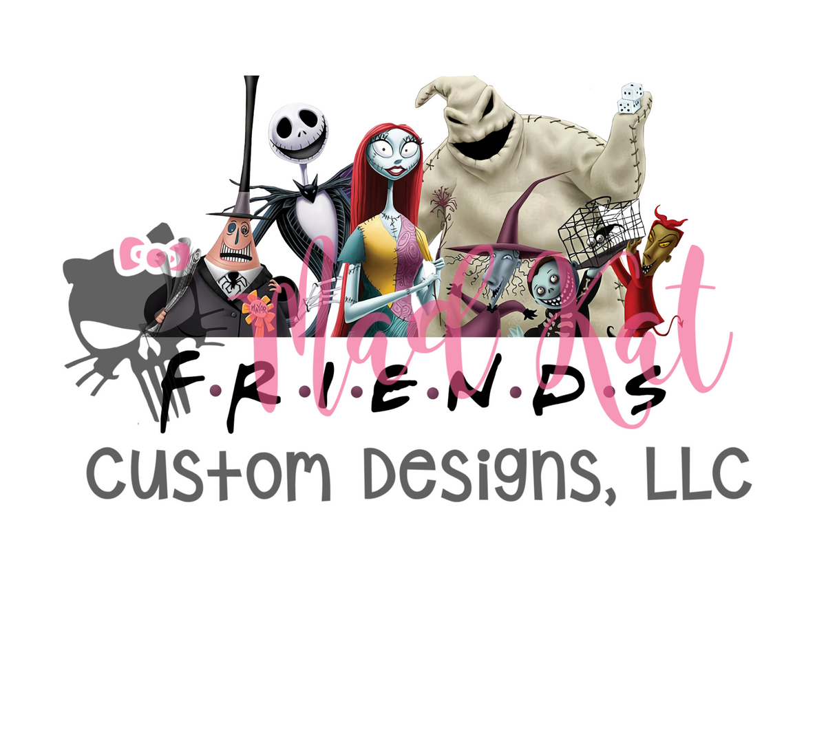 Nightmare Friends Sublimation Transfer – Mad Kat Custom Designs, LLC