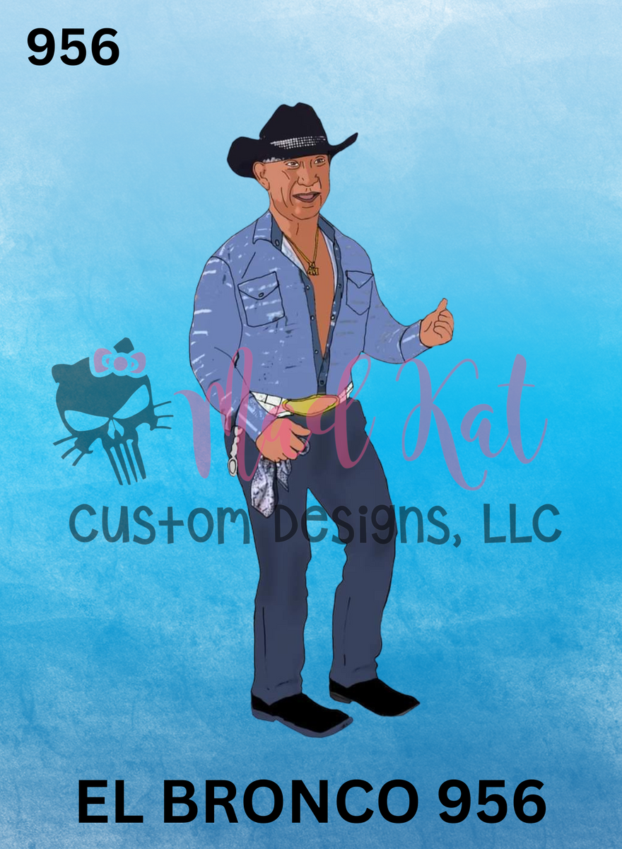 El Bronco 956 HTV transfer – Mad Kat Custom Designs, LLC