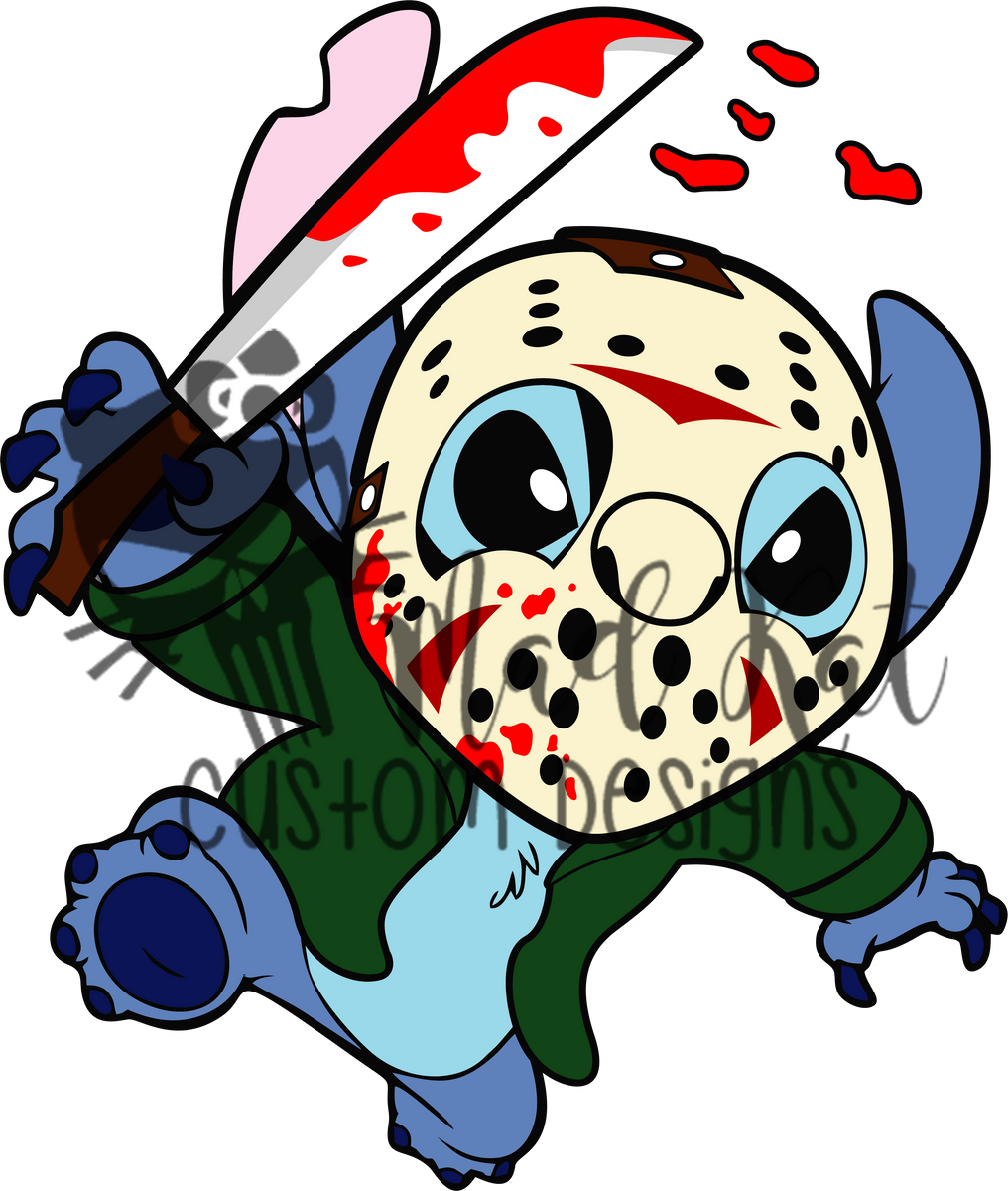 Stitch Jason Sublimation Transfer – Mad Kat Custom Designs, LLC